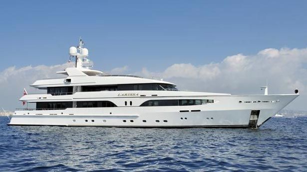 Price update on superyacht Larissa at Peter Insull's
